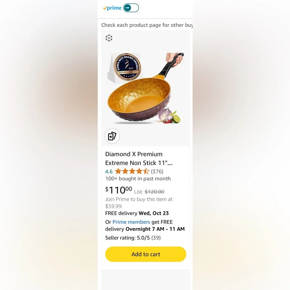 Kitchen | Diamond X Premium Extreme Non Stick 11 Frying Wok Pan Hybrid ...